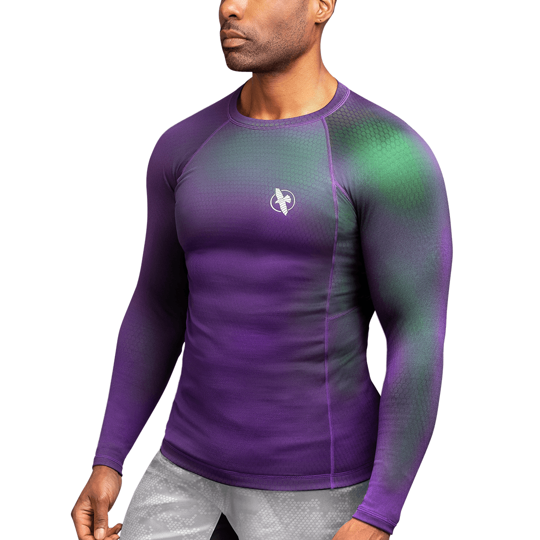 Hayabusa Fusion Rash Guard | Longsleeve No-Gi BJJ Rashie • Hayabusa Fight